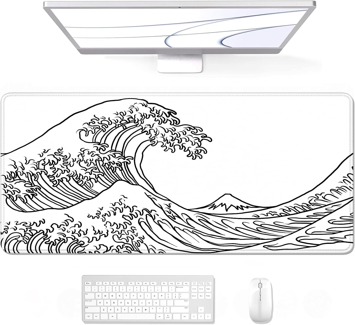 Amazon.com: Auhoahsil Large Mouse Pad, XXL Gaming Mousepad, Desk Mat ...