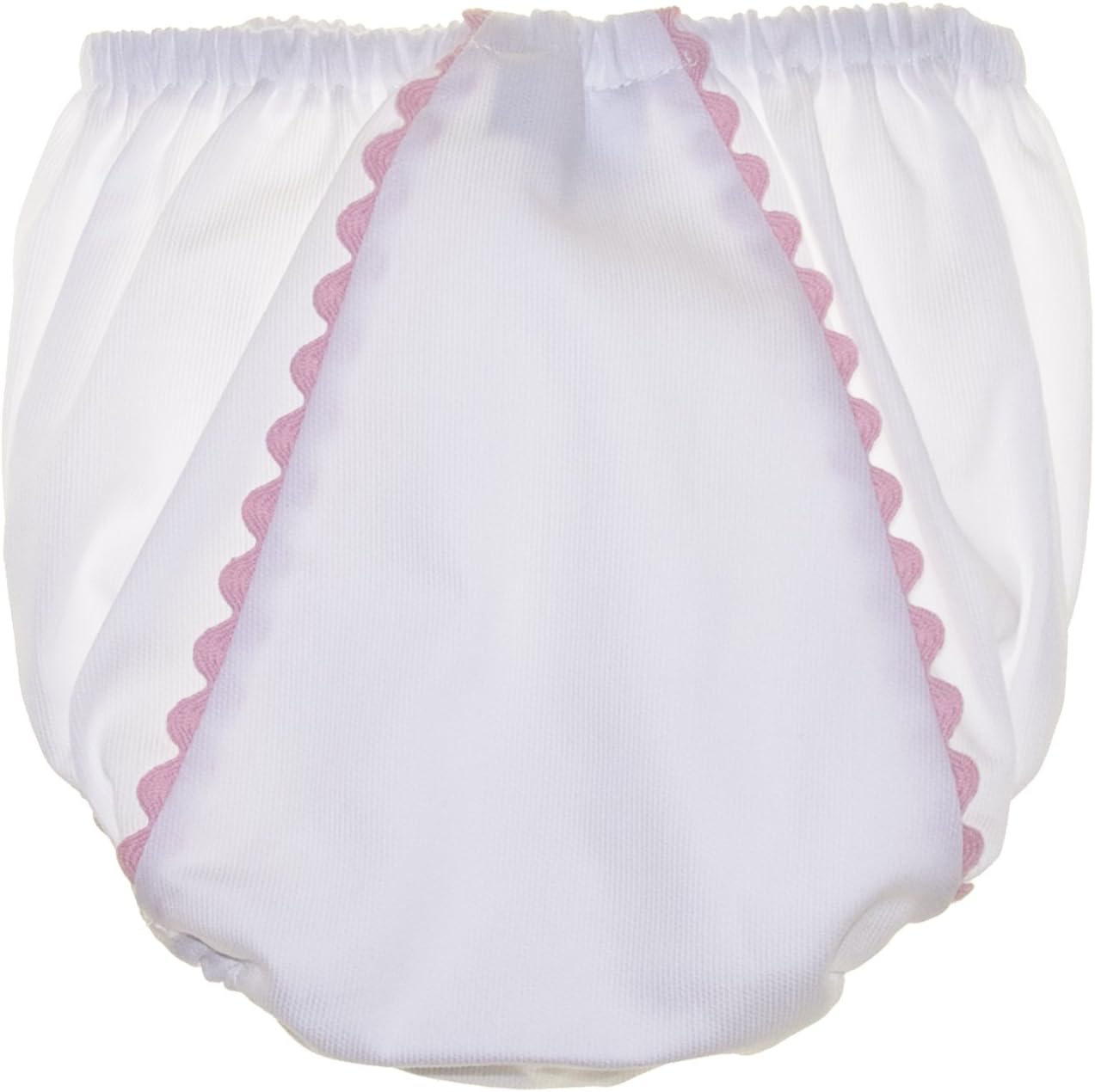 Amazon.com: Garden Princess Bloomer White with Light Pink Rick Rack -0 ...