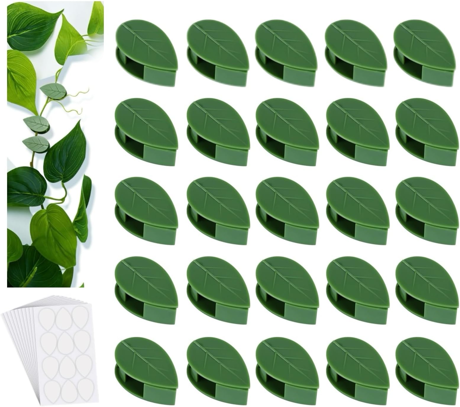 Amazon.com : Lykjdnz 40 Pcs Plant Climbing Wall Fixture Clips,Plant ...