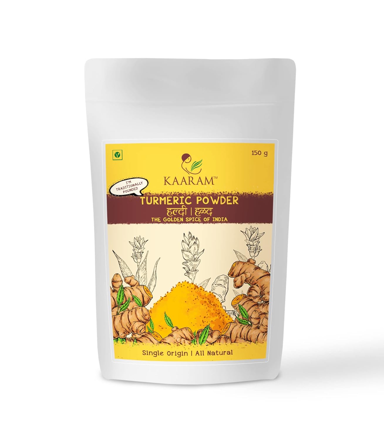 Kaaram Food & Agro Turmeric Powder (150 G) : Amazon.in: Grocery ...