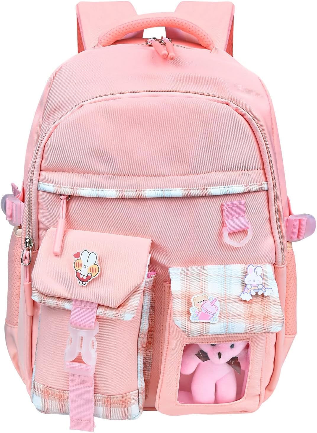 Amazon.com | Yozone Girls Backpack with Cute Pin Accessories Plush ...