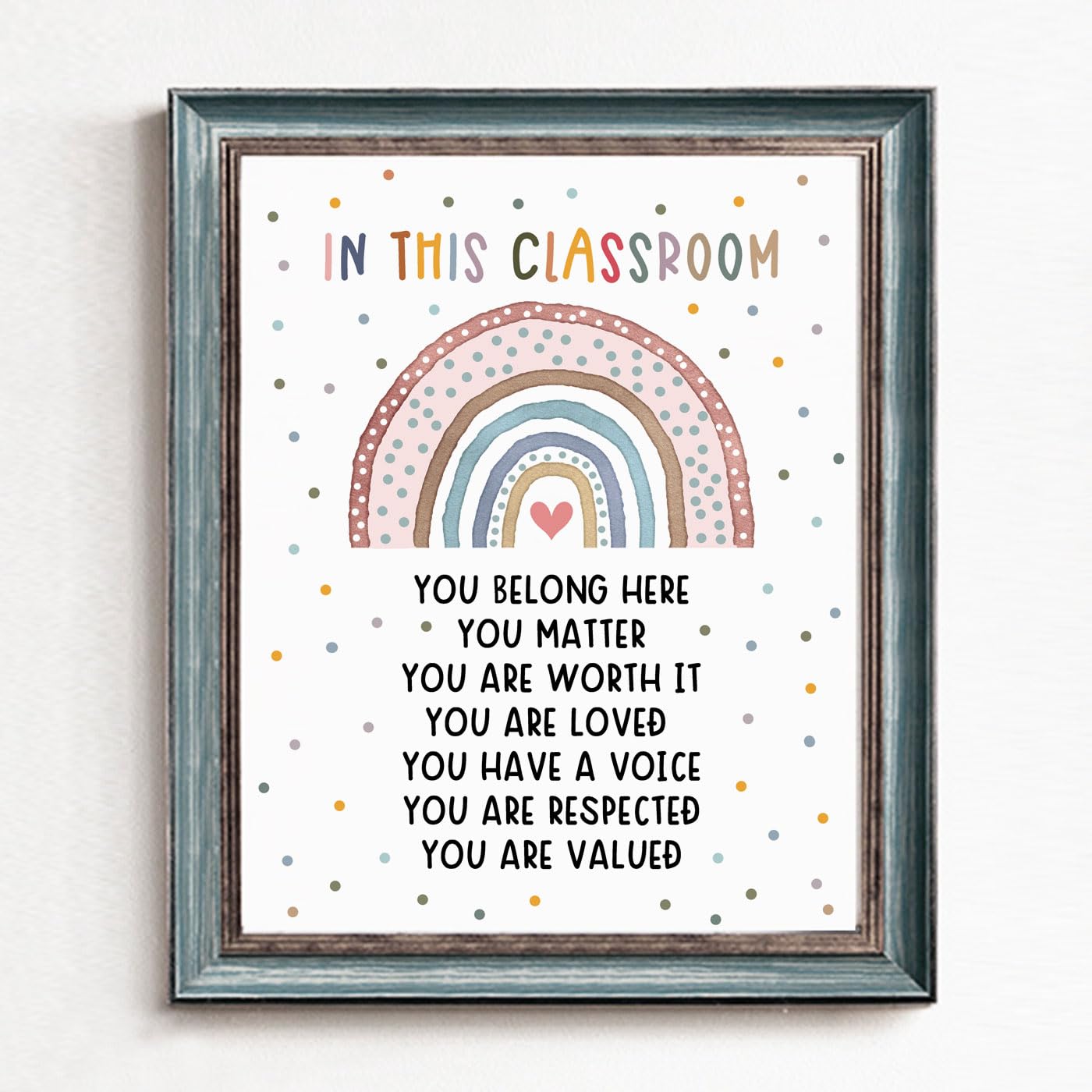 Boho Rainbow Classroom Decor, Bulletin Board Decor, Diversity Classroom ...