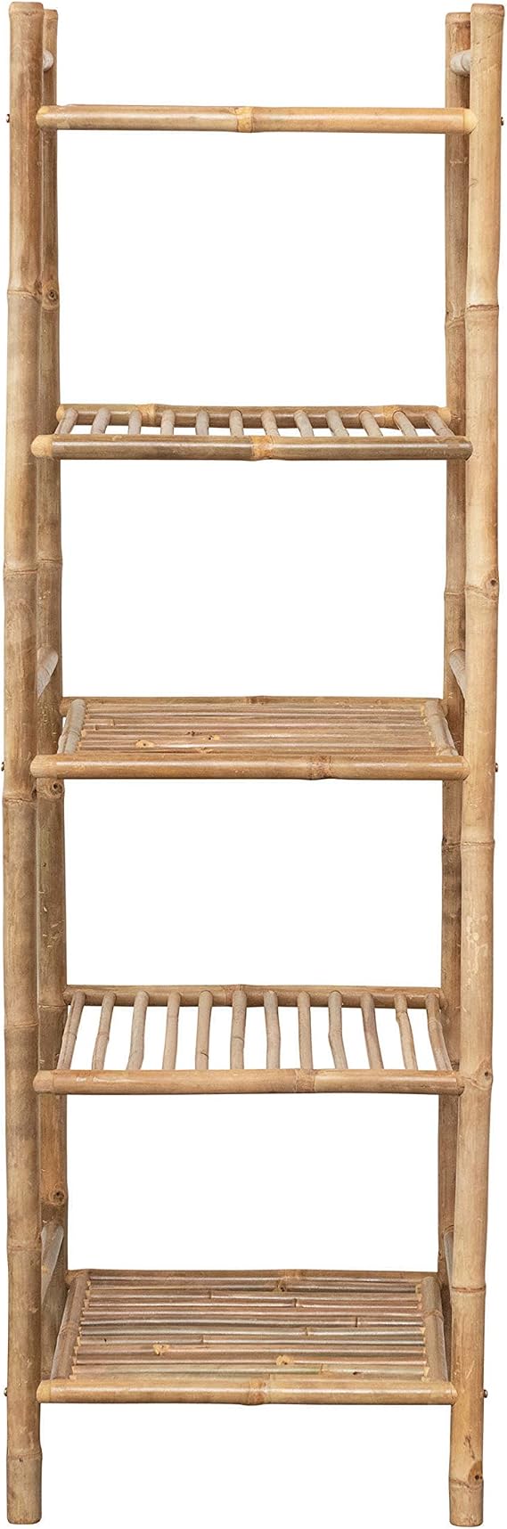 Amazon.com: Creative Co-Op Bamboo 5-Tier Shelf, KD : Home & Kitchen