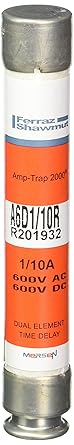 Mersen A6D-R Amp-Trap 2000 Time-Delay/Class RK1 Fuse with Visual Open ...