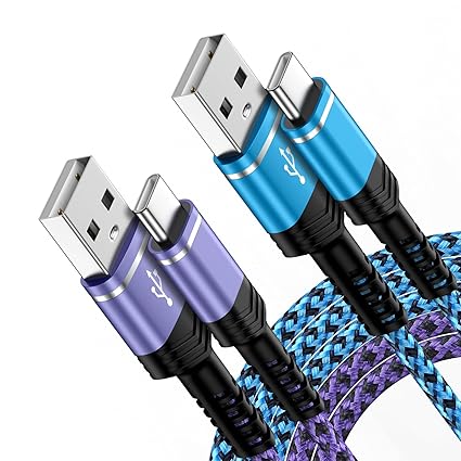 Amazon.com: Samsung A15 5G Charger Cable Fast Charging Cord 6FT 2 Pack ...