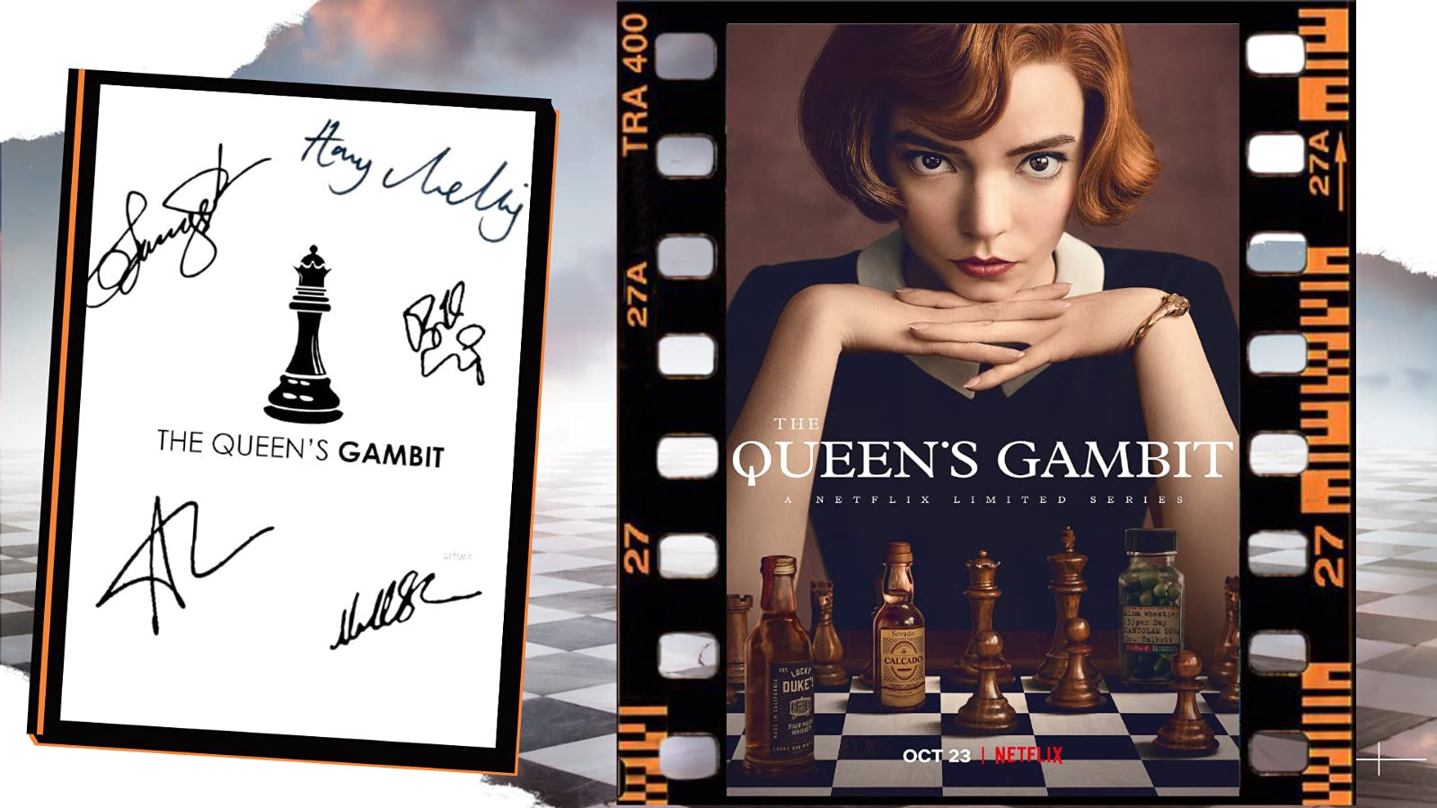 Buy The Queens Gambit Movie and Autograph Signed Print - Anya Taylor ...