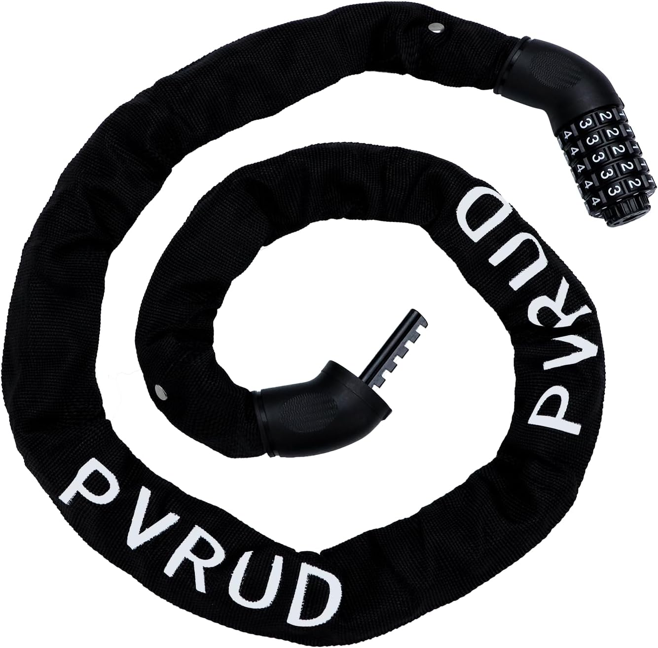 Amazon.com : Pvrud Bike Chain Lock, 5 Digit Combination Heavy Duty Anti ...