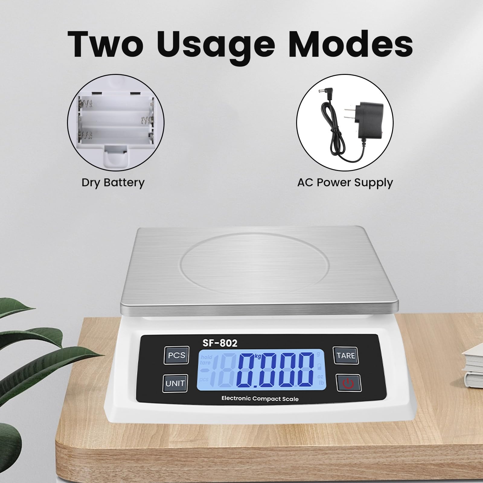Snapklik.com : Puozult Digital Kitchen Scale 30kg/66lb Large Food Scale ...