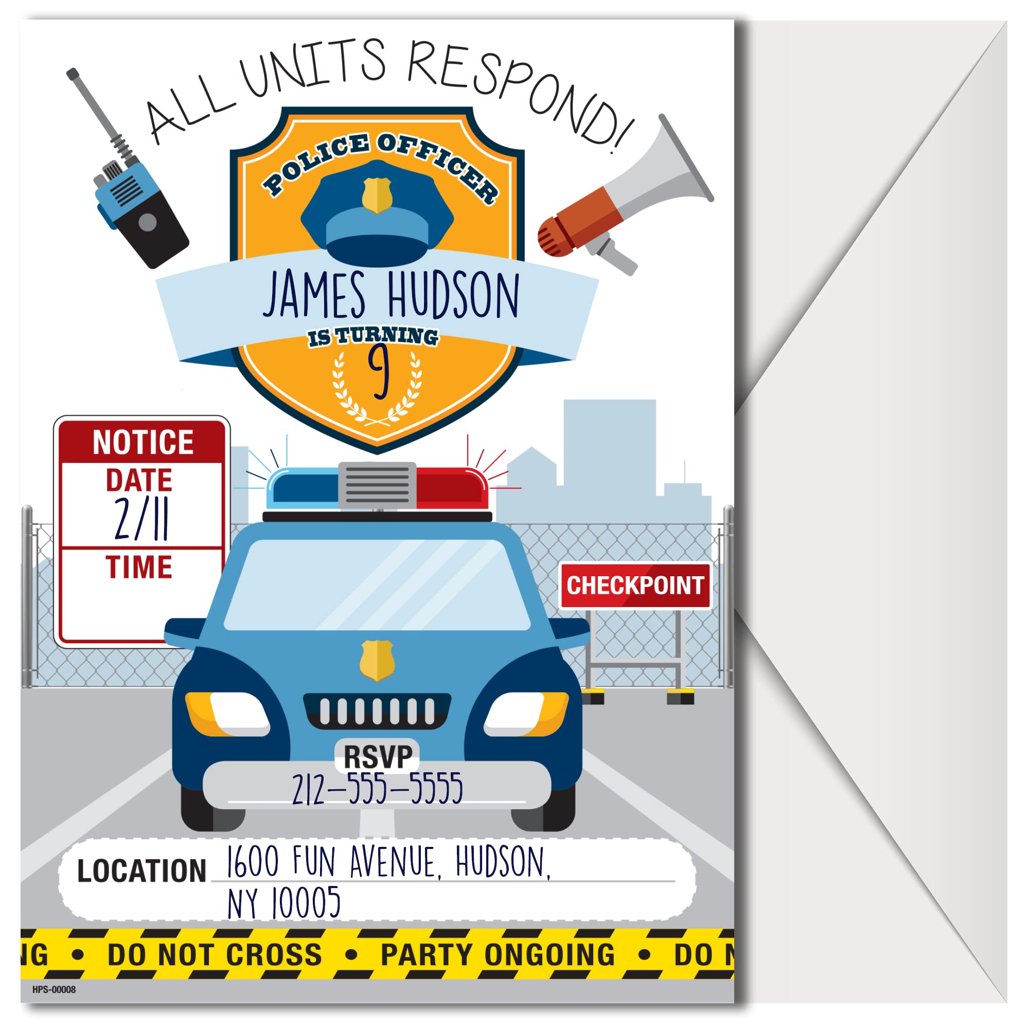 Police Invitation Card Template Police Officer Retirement Party
