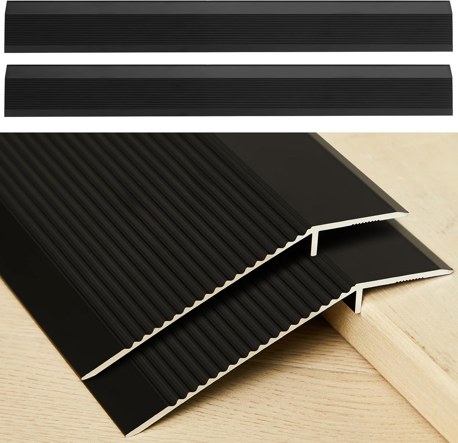 Amazon.com: Blulu 2 Pcs Aluminum Floor Transition Strip 36 Inch ...