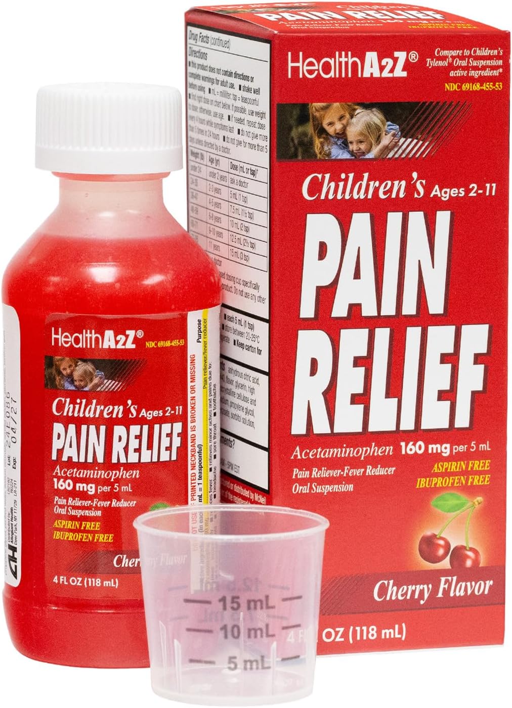 Amazon.com: Amazon Basic Care Children's Pain Reliever & Fever Reducer ...