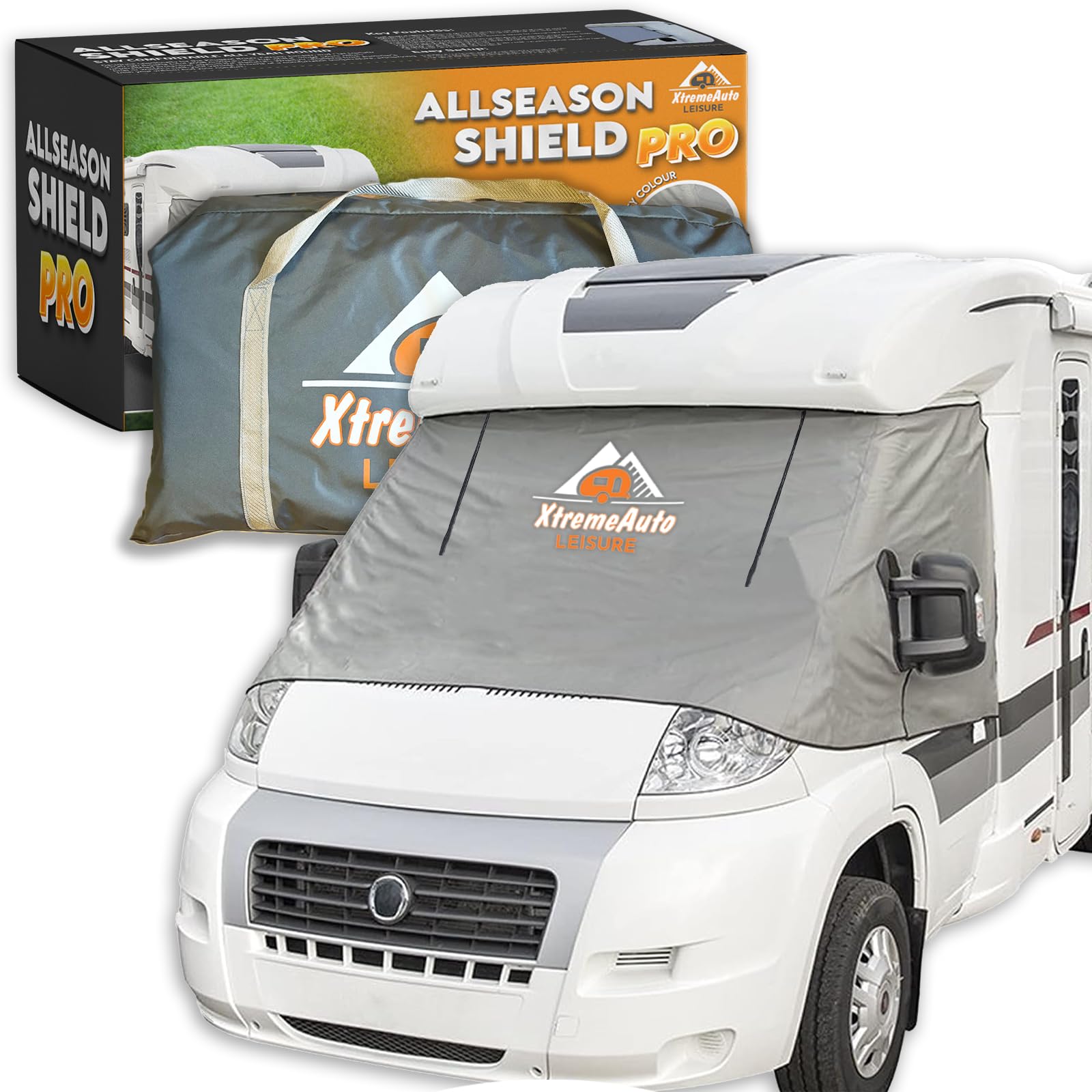 Xtremeauto External Zip Turn Down Silver Thermal Screen Cover for Fiat ...