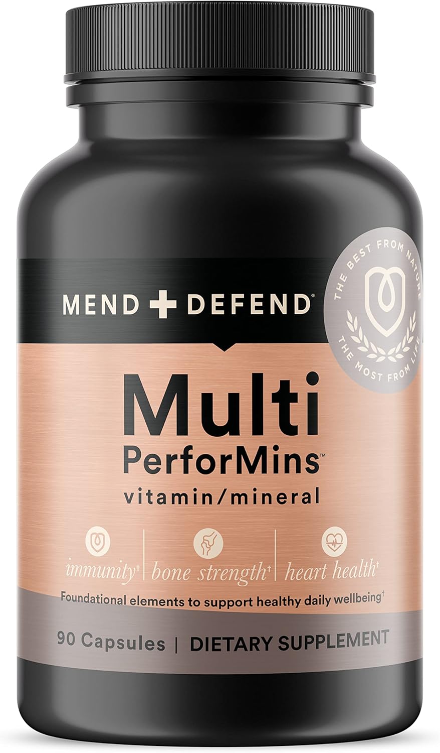 Amazon.com: Mend+Defend | Multi PerforMins | 90 Capsule| Immunity, Bone ...