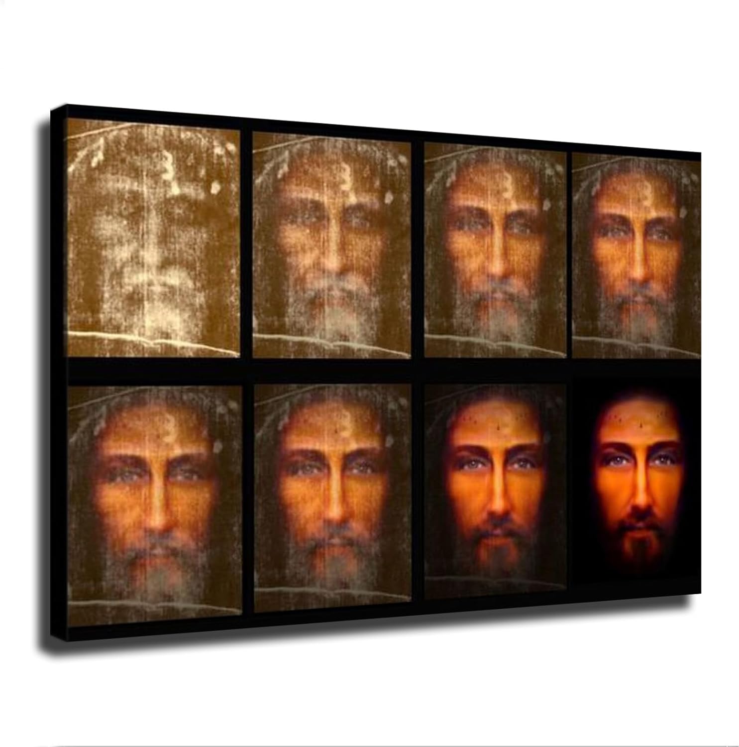 Amazon.com: Zwblih Shroud of Turin Poster Artwork Abstract Canvas ...
