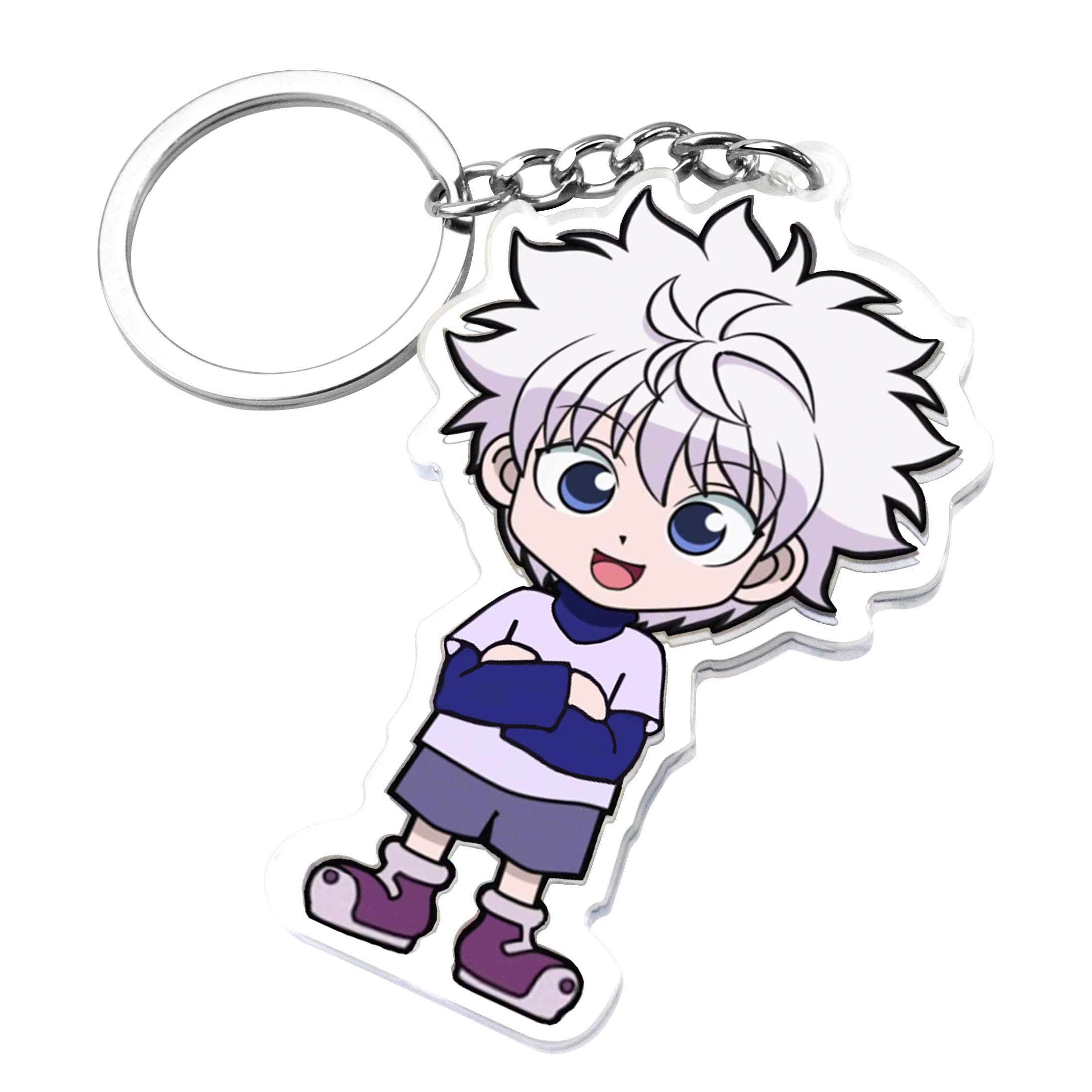 Buy Hunter X Hunter Keychain Anime Merch Figure for keys Cute Kawai ...