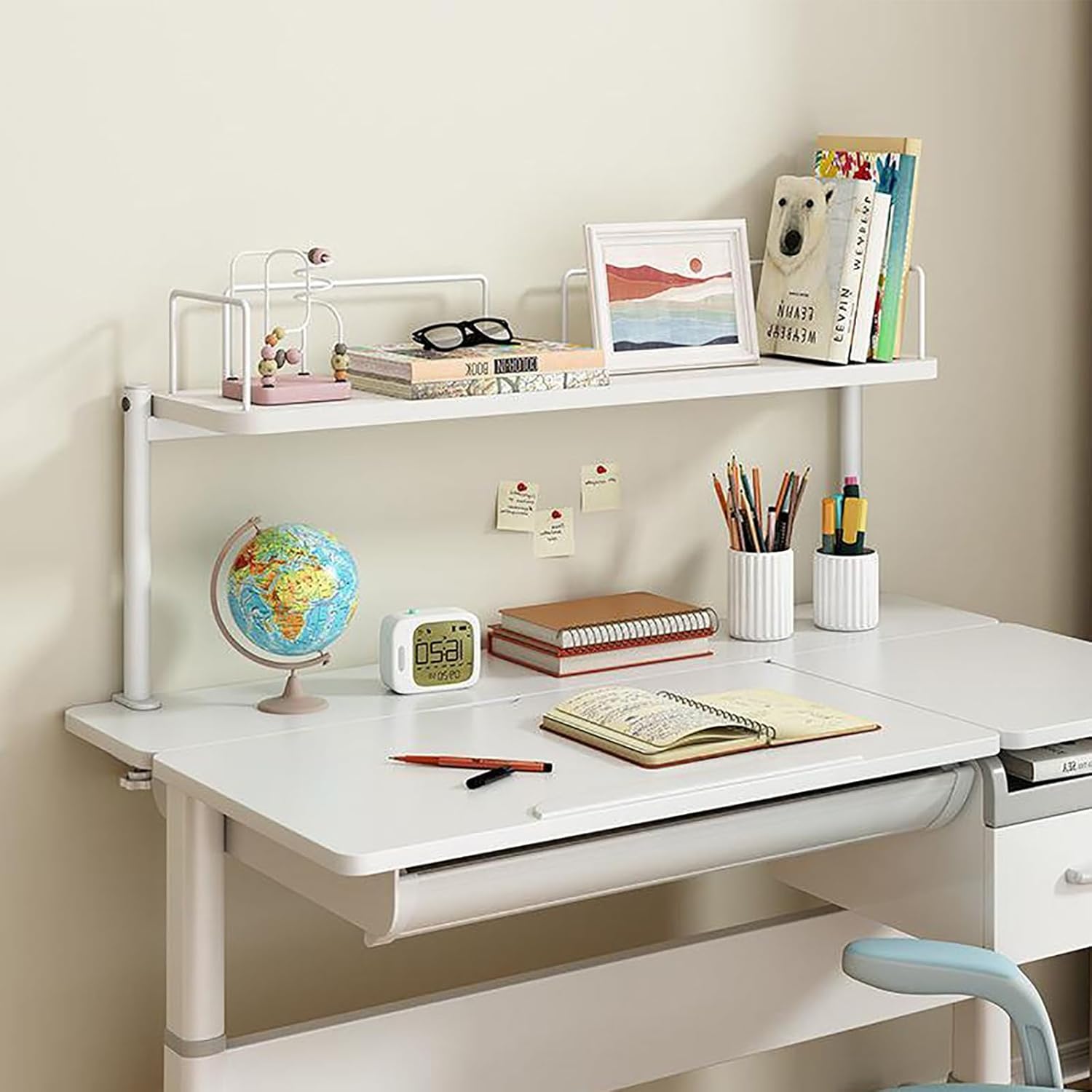 Amazon.co.jp: DYUNCZ 机上ラック、卓上棚、卓上 ラック、デスク 本棚、デスク上収納ラック、拡張デスクラック、クリップオン ...