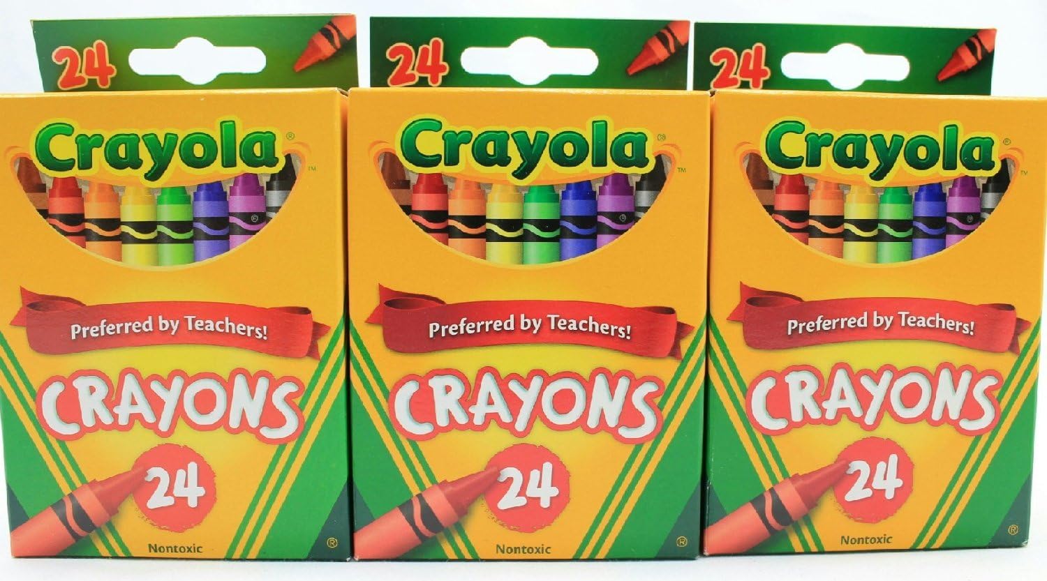 Amazon.com: Crayola Large Crayons - White (12ct), Single Color Crayon ...