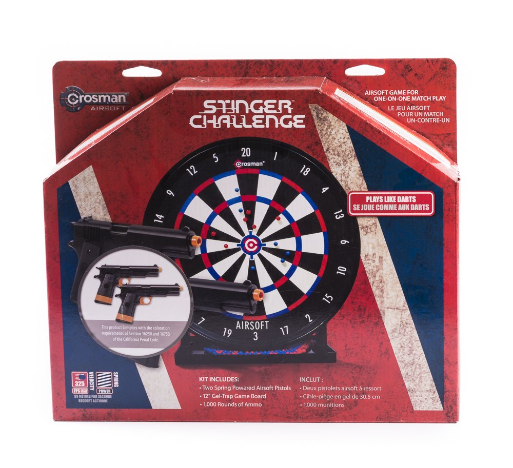 Game Face ASP311BDK-CA Stinger Spring-Powered Airsoft Pistol Kit ...