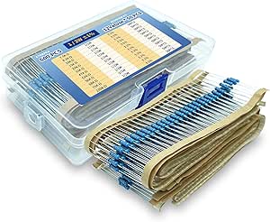 Amazon.com: 12 Values 1/2W Resistors Kit from 7.5K Ohm to 100K Ohm 1/2 ...