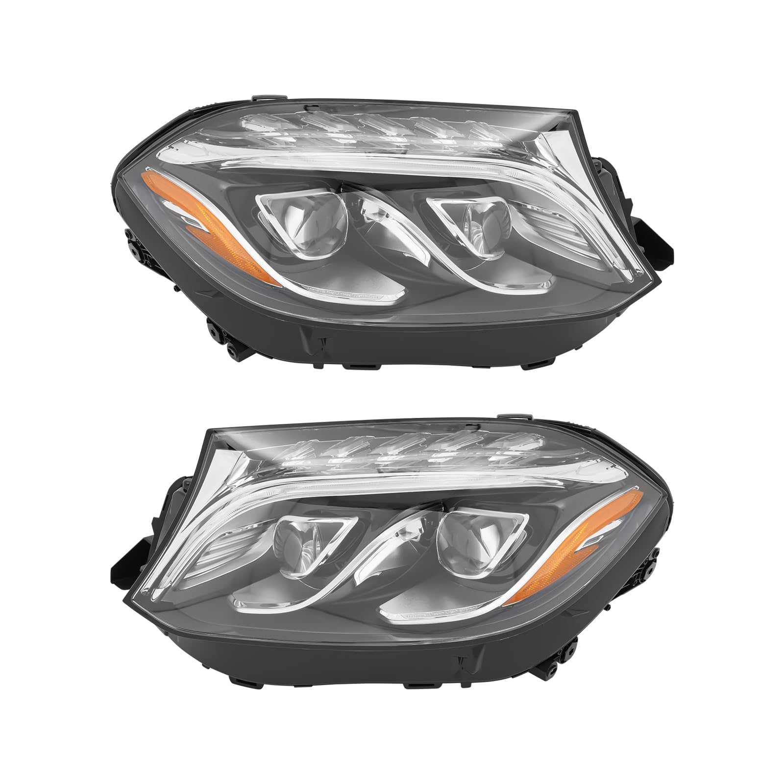 Amazon.com: SBPKMARSCT Front LED Headlights Assembly for 2017-2019 ...