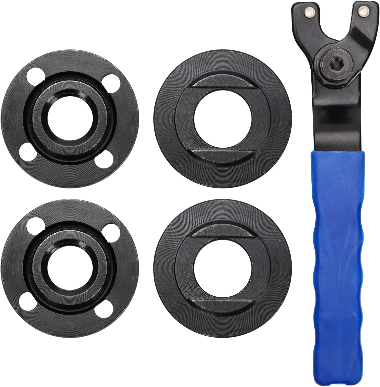 Amazon.com: 5/8"-11 Grinder Backing Flange and Lock Nut Set Angle ...