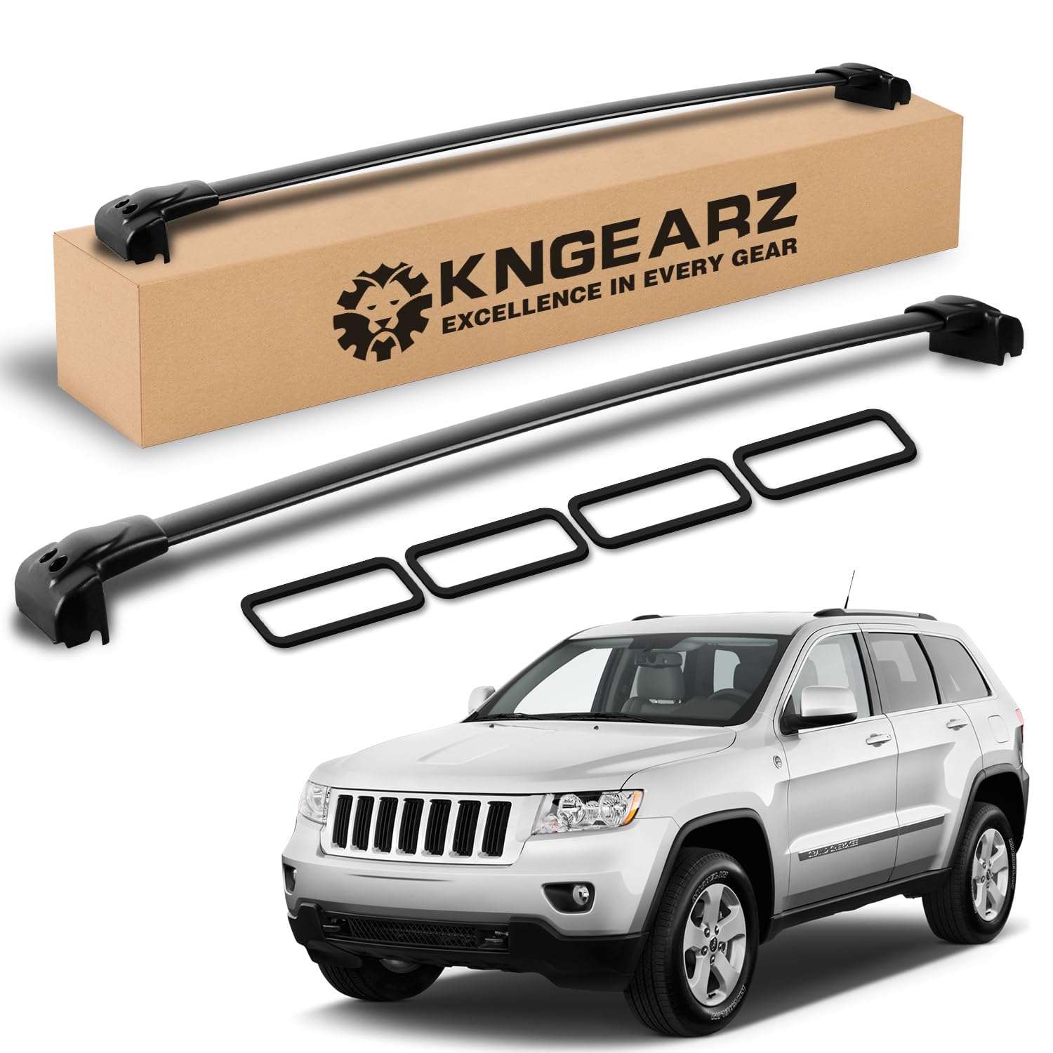 Amazon.com: 260lb Roof Rack Cross Bars Fit for 2011-2021 Jeep Grand ...