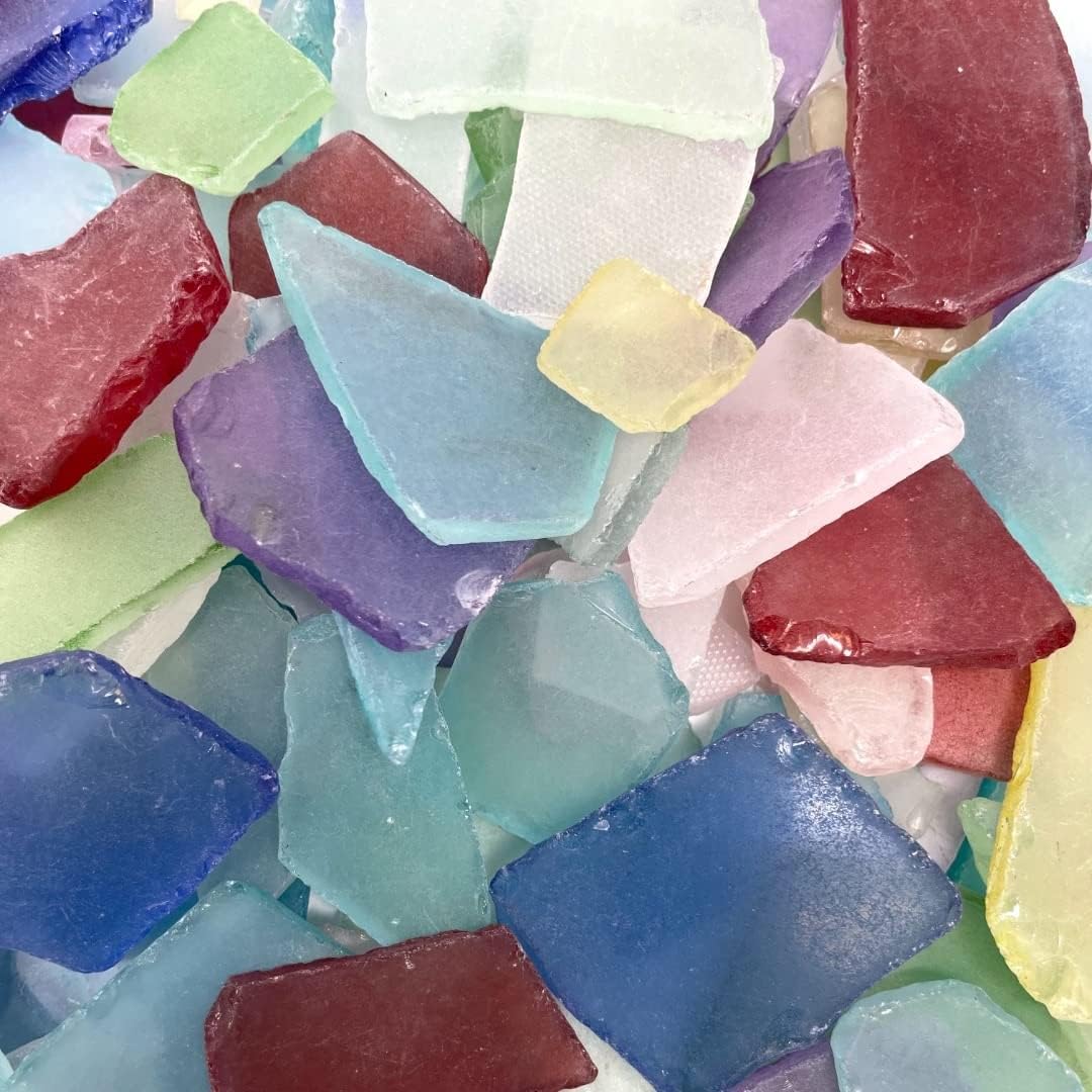 Amazon.com: Tumbler Home Sea Glass for Crafts. 24oz Assorted Color Sea ...
