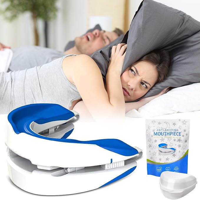 Pipihome Anti Snoring Mouth Guard Device, Adjustable Snore Stopper ...