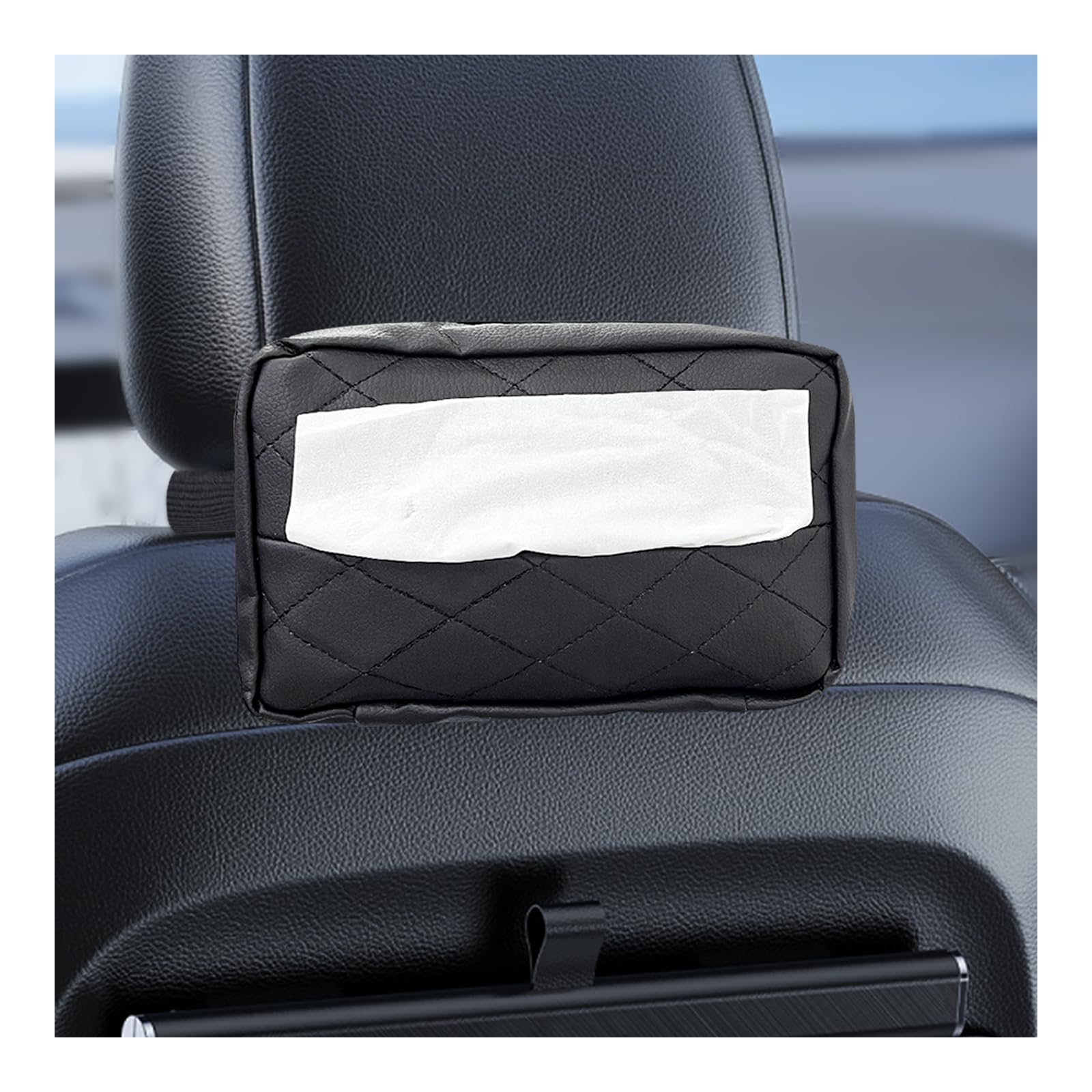 Amazon.com: Ziciner Car Tissue Holder for 120 Standard Tissue, Premium ...