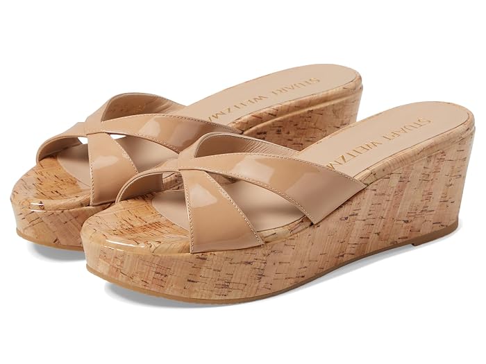 Women's Stuart Weitzman Carmen Platform Slide | Zappos.com