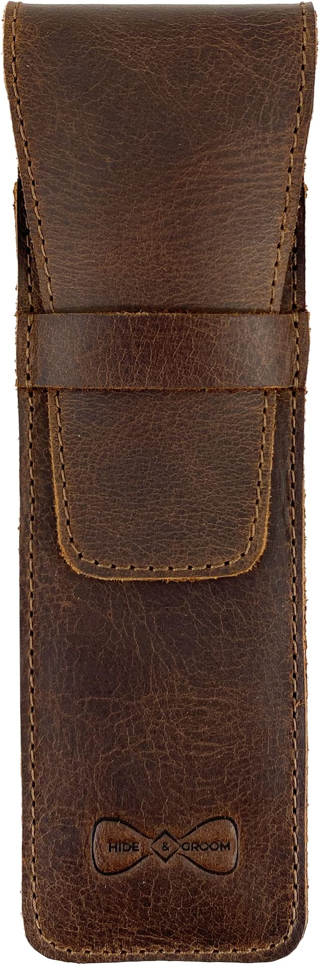 Amazon.com: Hide & Drink, Leather Double Edge Safety Razor Protective ...