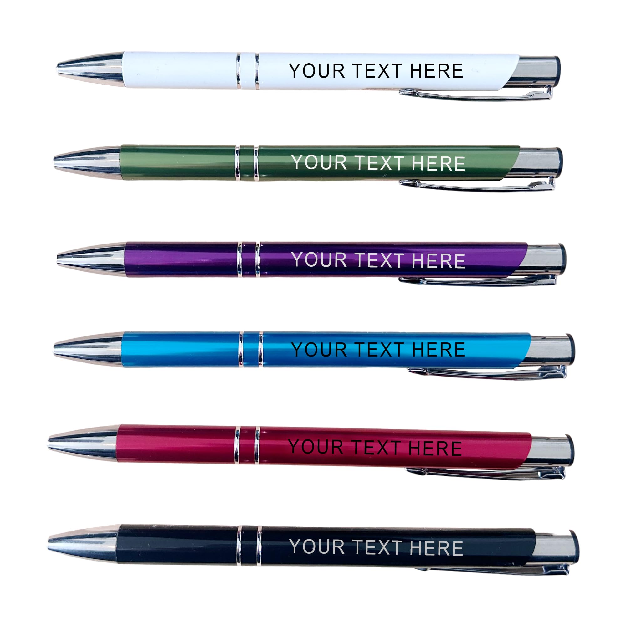 Personalised Pens Bulk 100 - Custom Printed Pens with Your Business ...