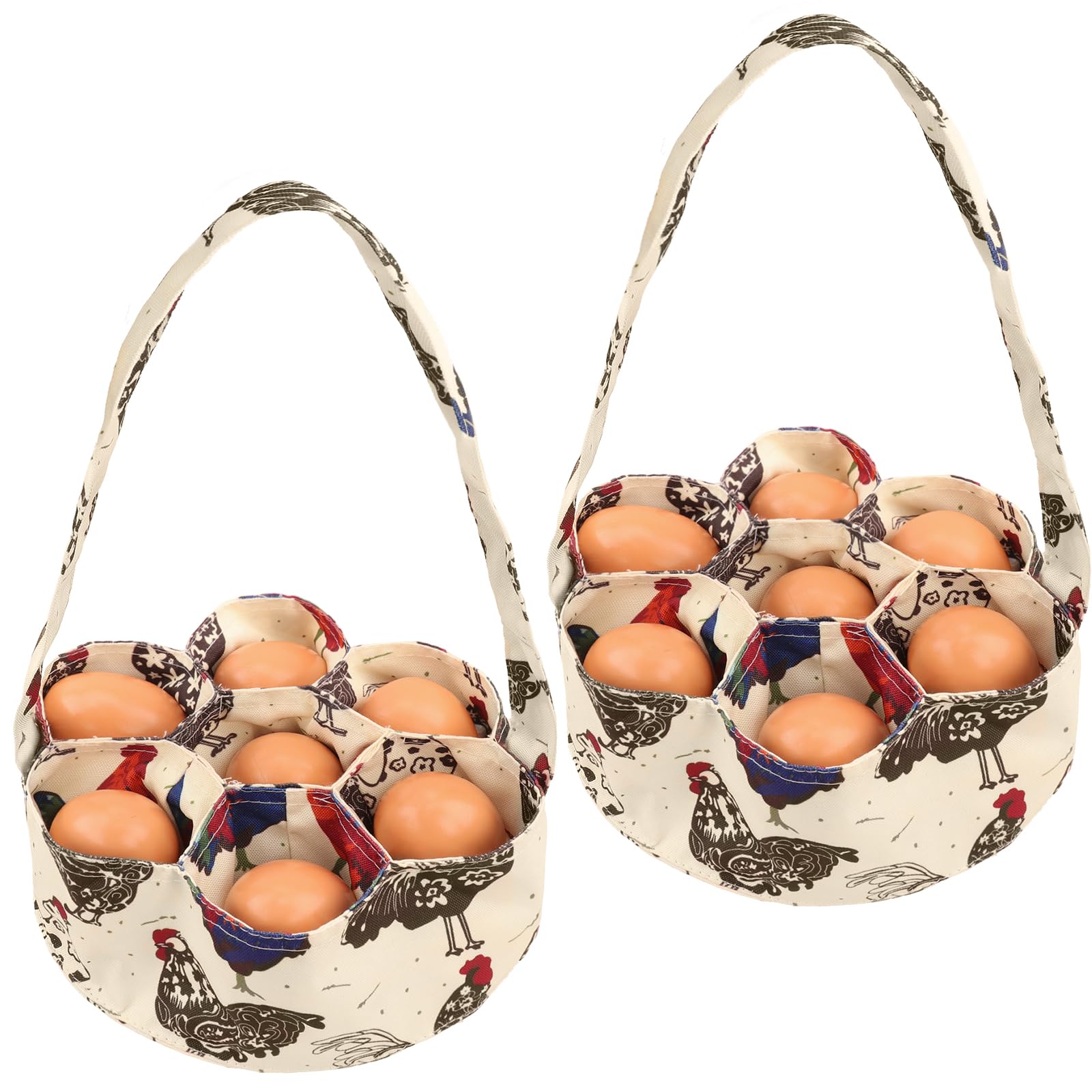Amazon.com: Egg Bags Hossmily Egg Basket Mini Egg Collecting Basket Egg Gathering Basket with 7 ...