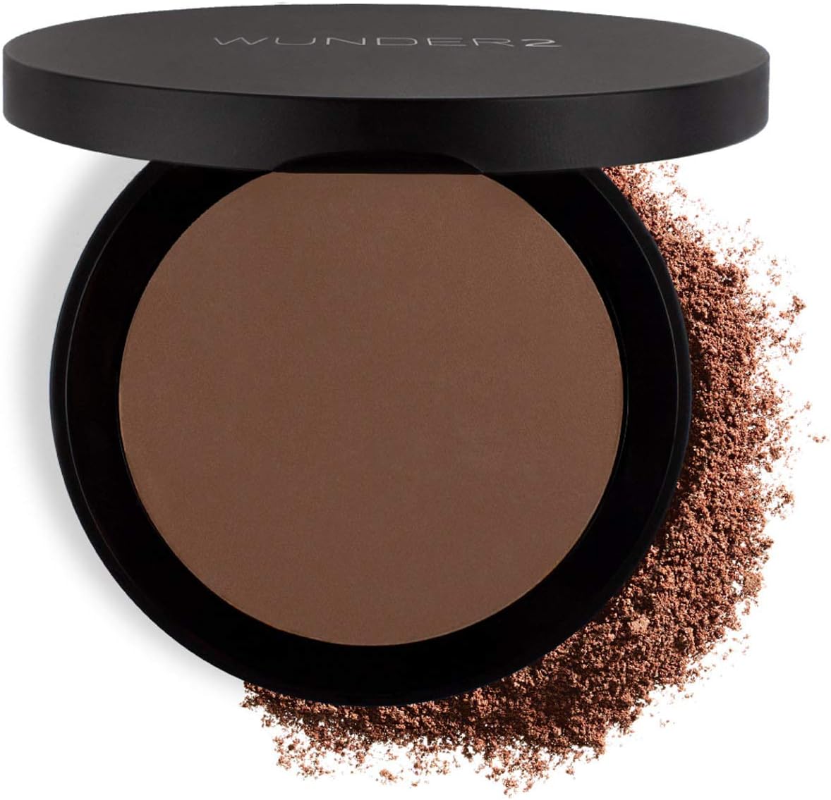Wunder2 GO BEYOND FOUNDATION Makeup [Deep] Pressed Powder, Natural ...