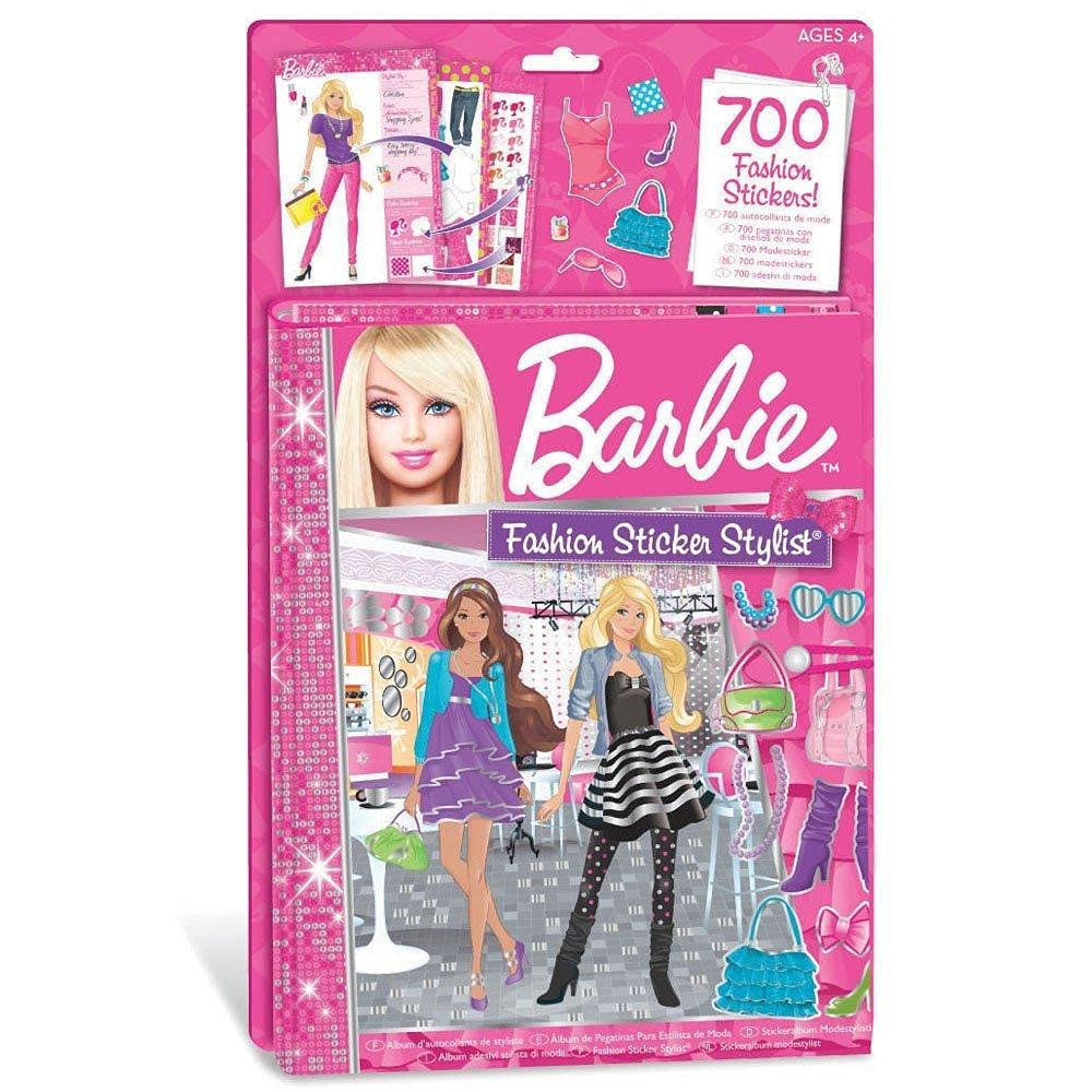 Barbie Name Stickers