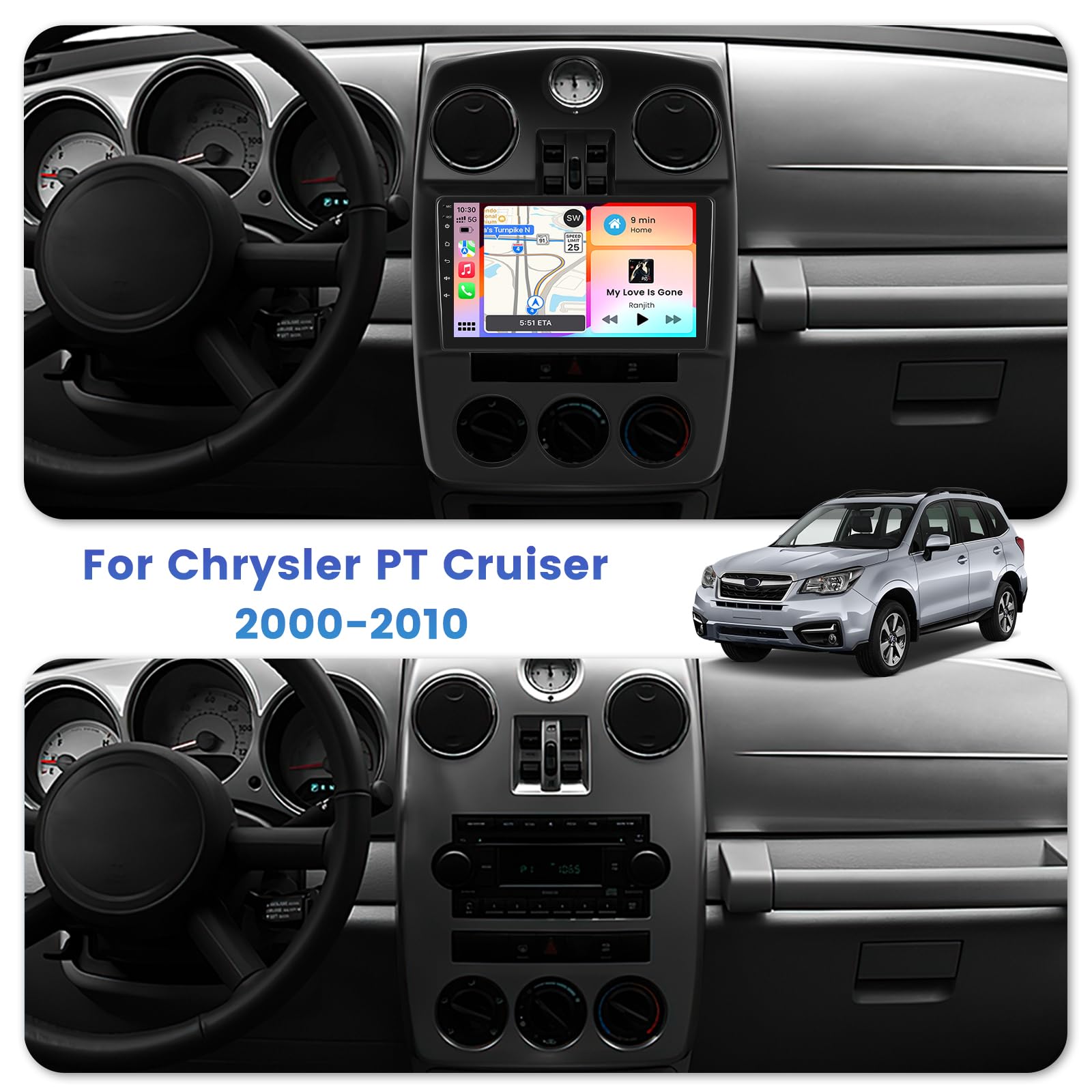Snapklik.com : Inefala 2G+64G Android 15 Car Stereo For Chrysler PT ...