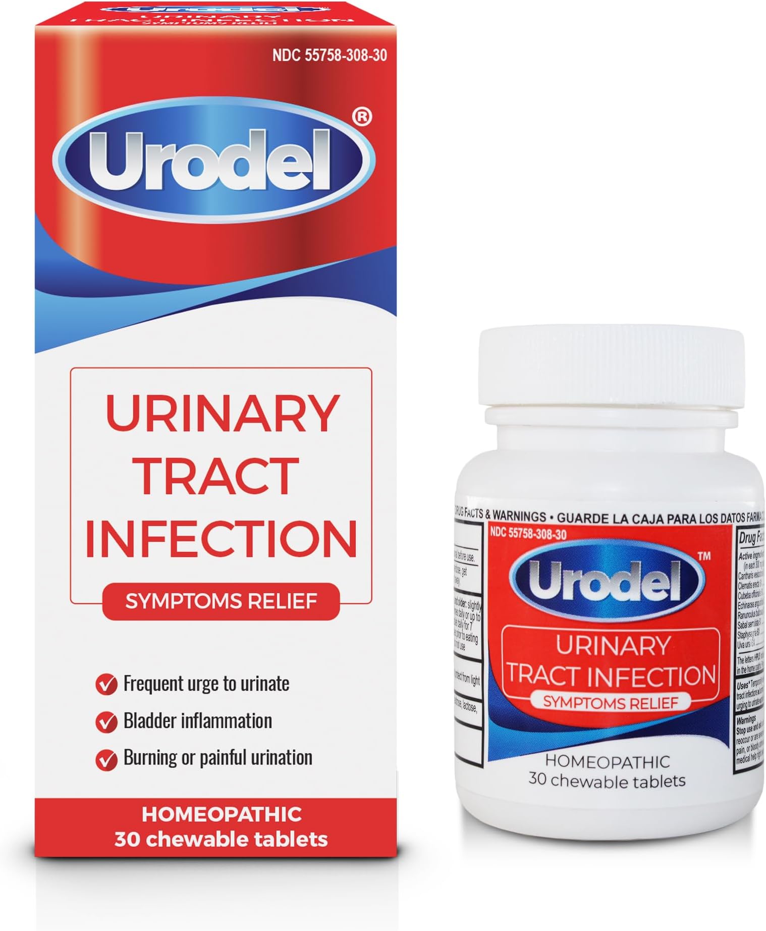 Amazon.com: URODEL® Homeopathic Tablets for Urinary Tract Infection ...