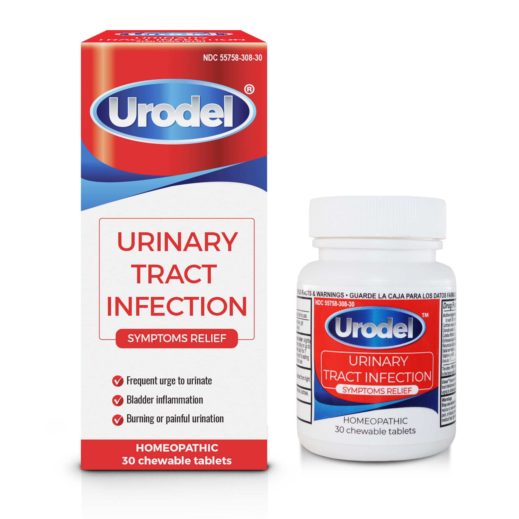 Amazon.com: URODEL® Homeopathic Tablets for Urinary Tract Infection ...