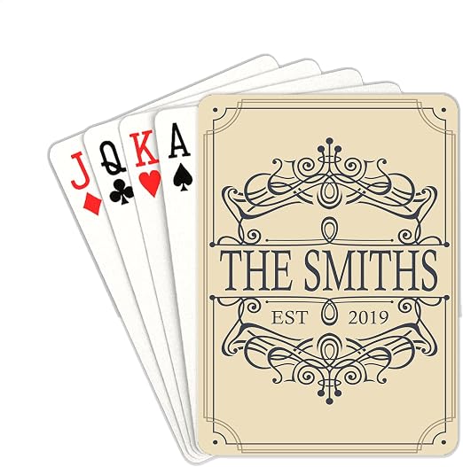 Amazon.com: Deargifts Vintage Custom Playing Cards - Personalized Poker ...
