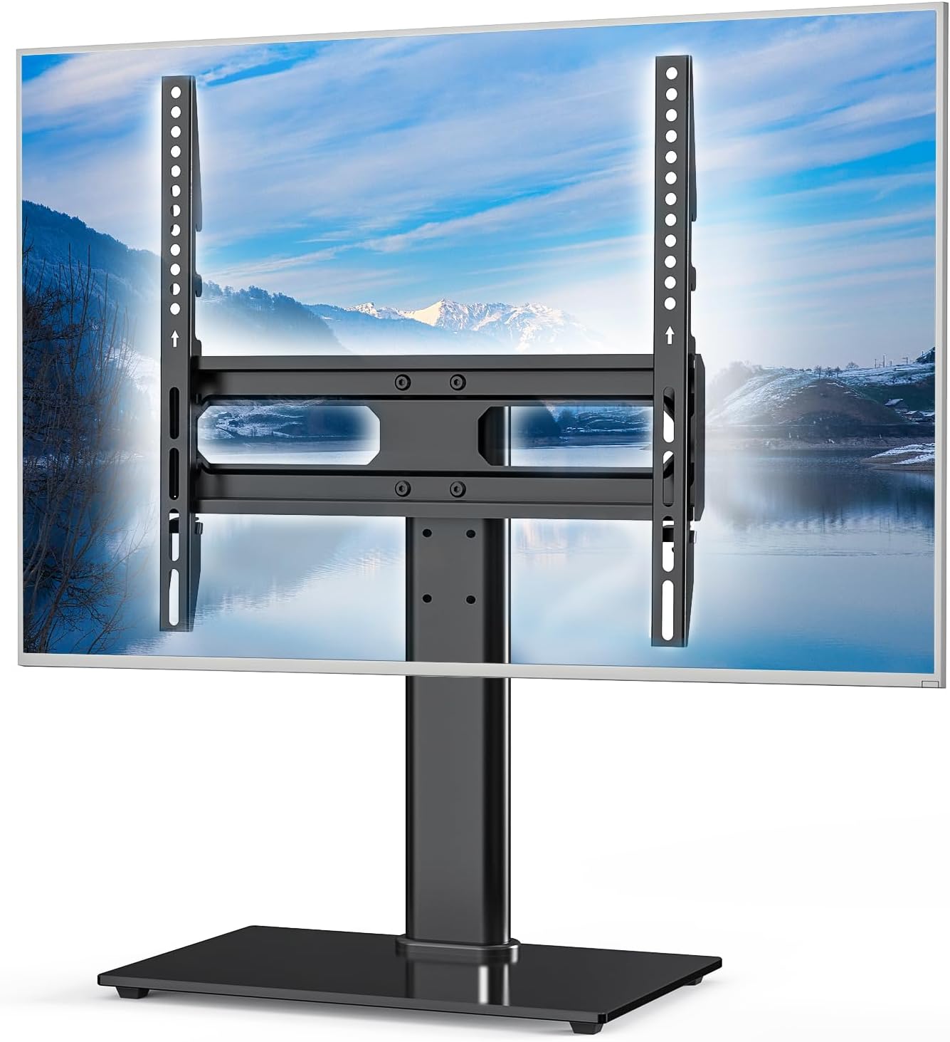 Amazon.com: DUMOS Universal TV Stand Mount, Adjustable TV Stand with ...
