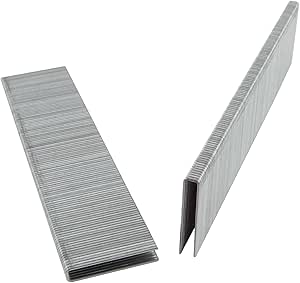 B&C Eagle 20 Gauge Galvanized Floor Staples, 1-Inch x 3/16-Inch, 5000 ...