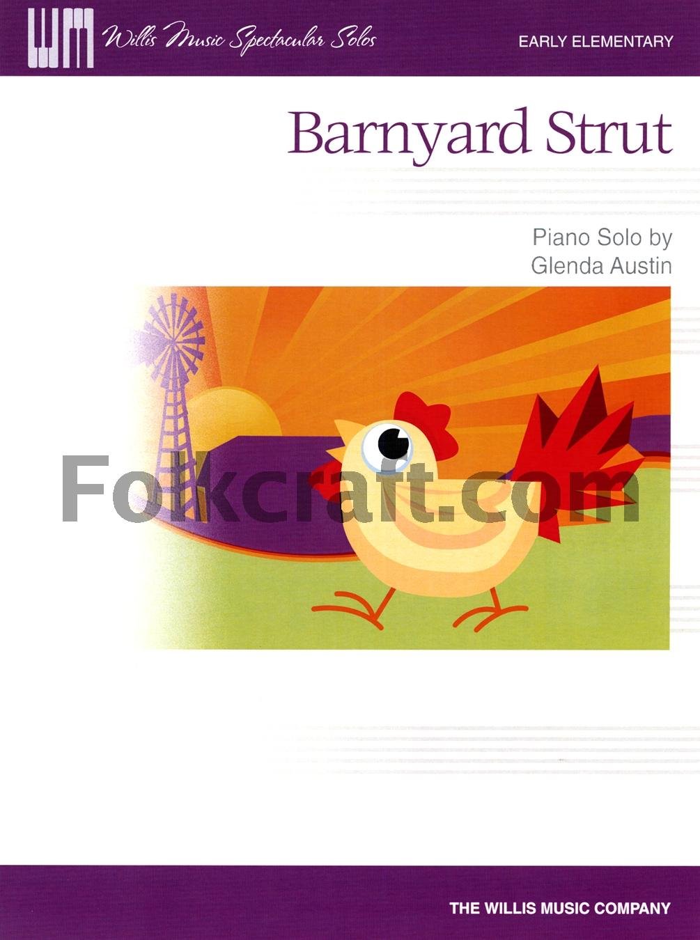 Willis Music Barnyard Strut - Early Elementary Piano Solo by Glenda ...