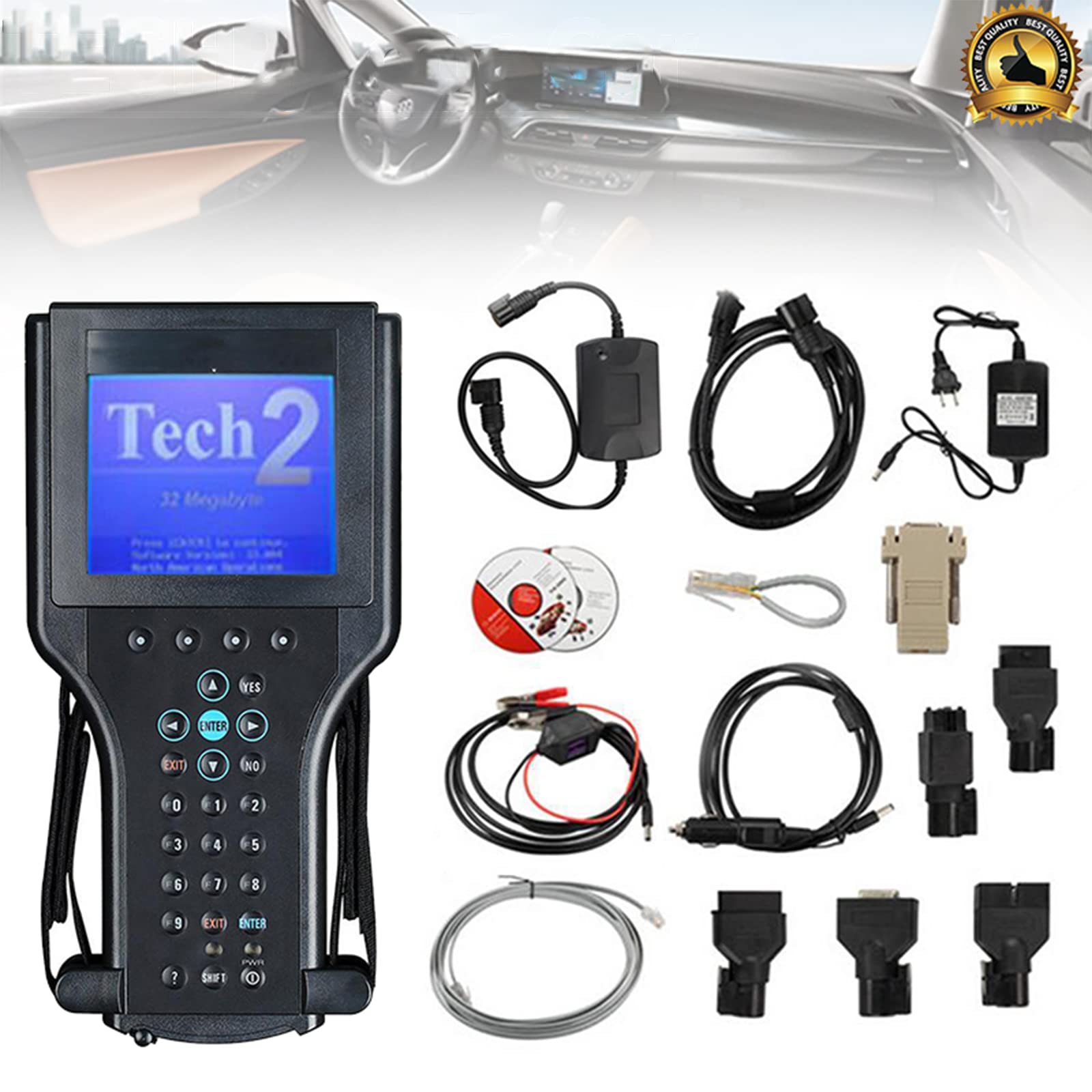 GM TECH2 Scanner, Car Diagnostic Scanner Tool with 32MB PCMCIA Card for ...