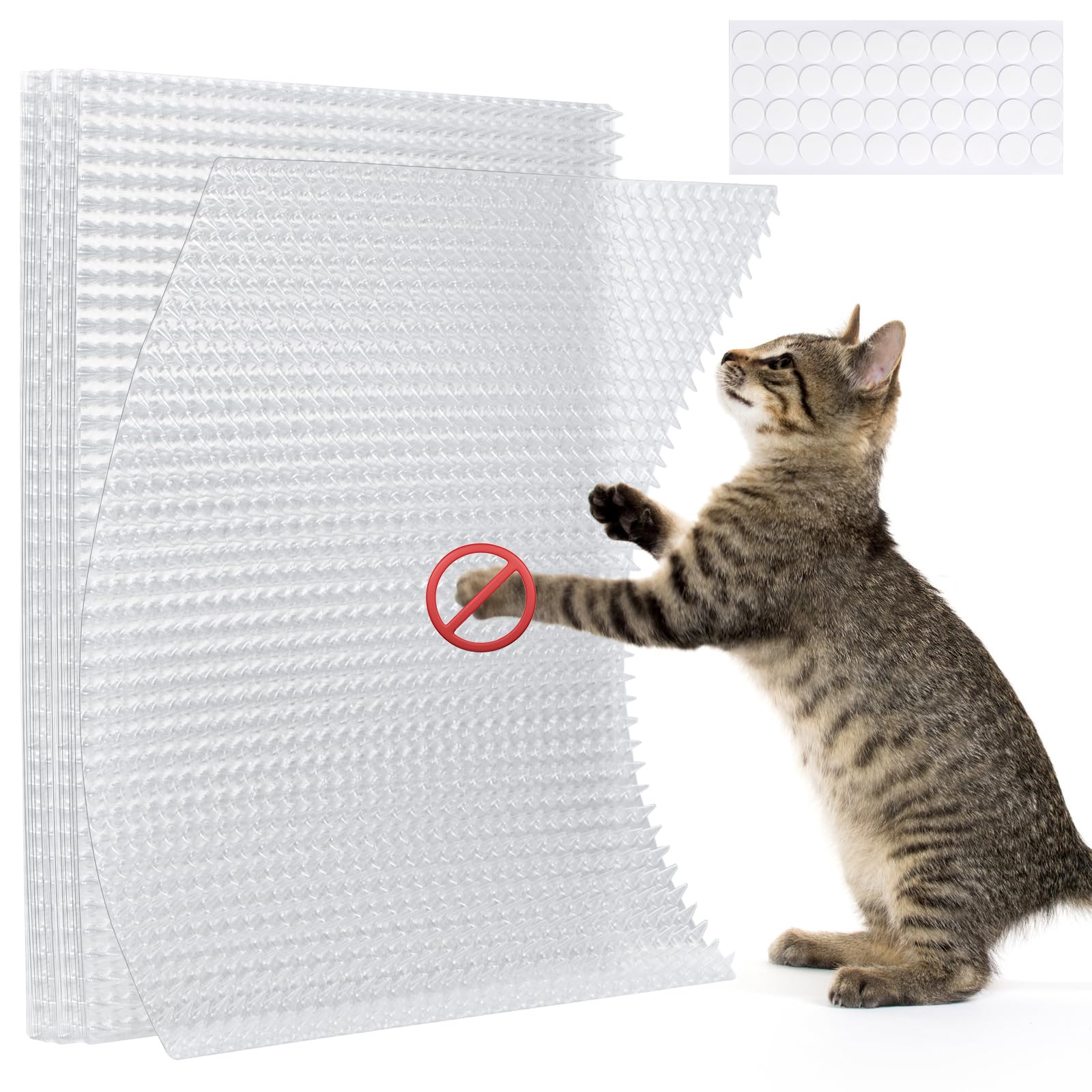 Buy Uross Scat Mat for Cats 10PCS- 16 x 13 Cat Deterrent Mat with ...