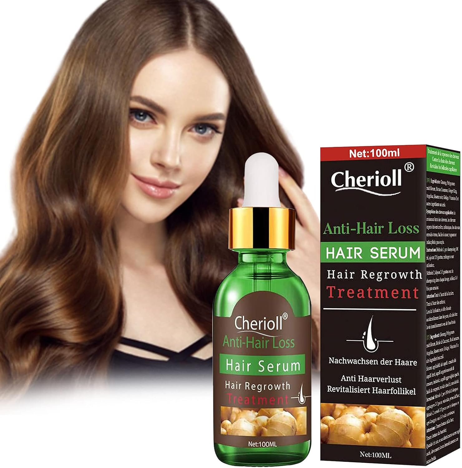 Essenza Per La Crescita Dei Capelli, Siero Per Capelli Crescita, Serum ...