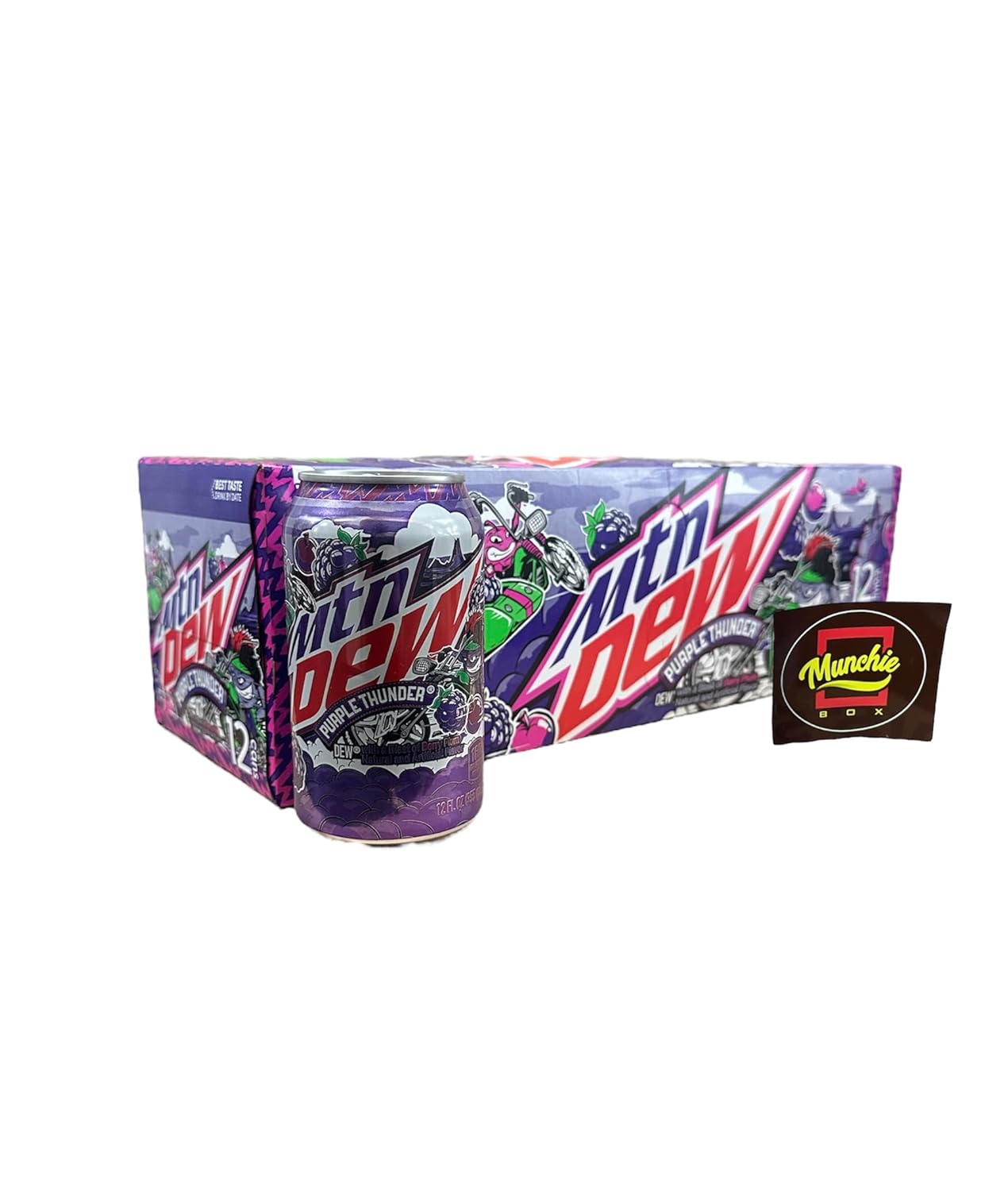 Amazon.com : Purple Thunder Berry Plum - Munchie Box Stash (Pack of (12 ...
