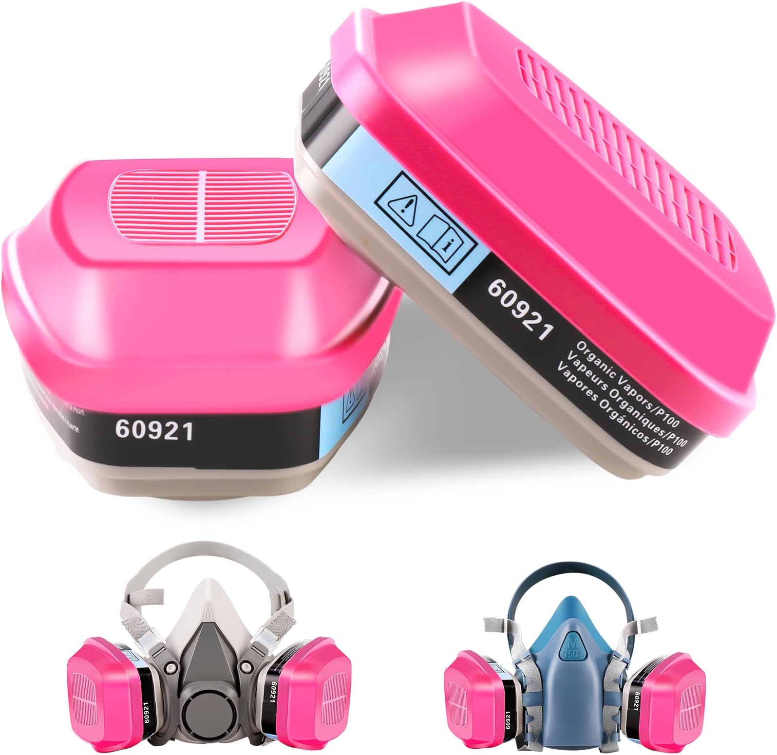 Amazon.com: Respirator Cartridges 60921, Respirator Filters 60921, Gas ...