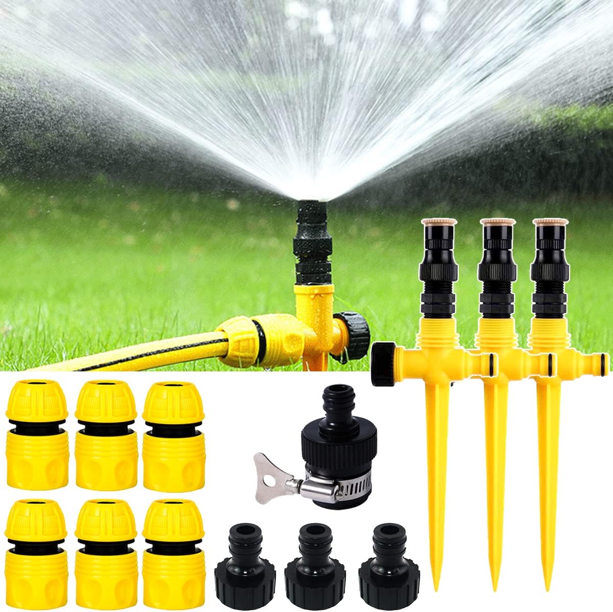 Amazon.com : Bandwagon 3 in 1 Portable Sprinkler System with 5 Spray ...