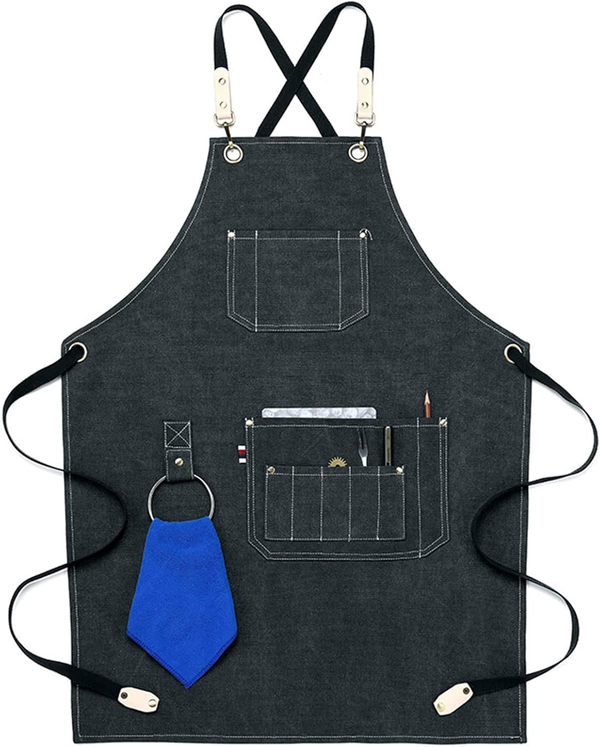 Amazon.com: men Aprons, Carpenters Apron,Workshop Tool Apron, Heavy ...