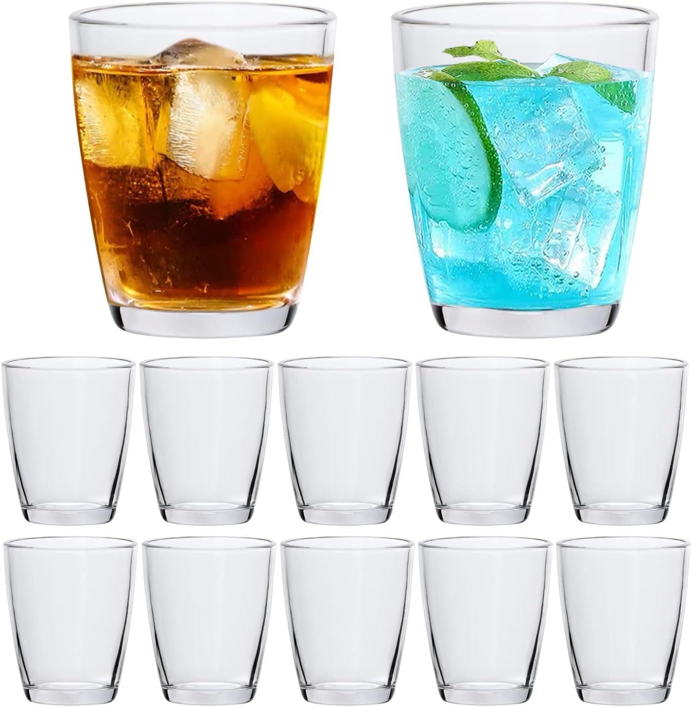 Amazon.com | Libbey 4-Piece Classic Heavy Base Juice Glass, 8-Ounce ...